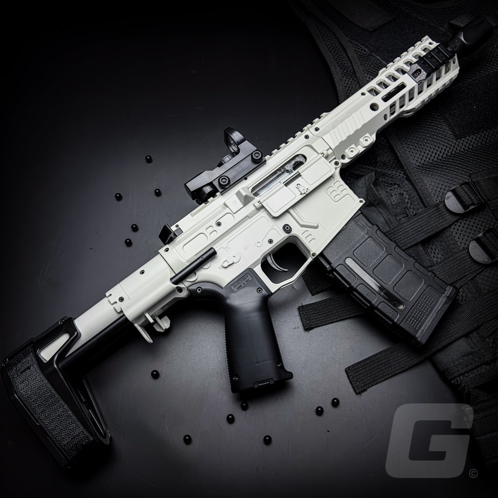 SLR Gel Blaster White incl. 10,000 Orbeez | GelWeapons.co.uk